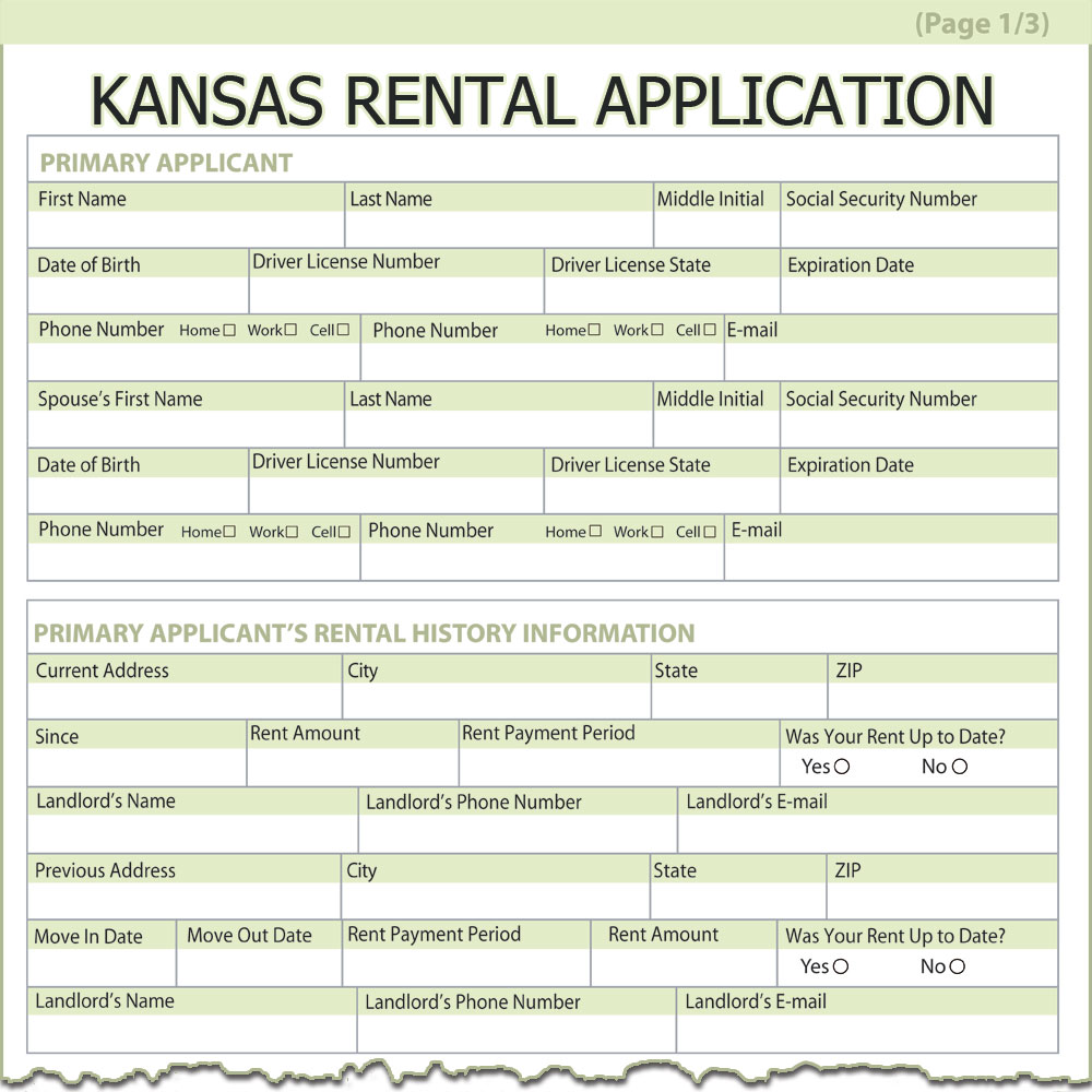 Kansas Rental Application